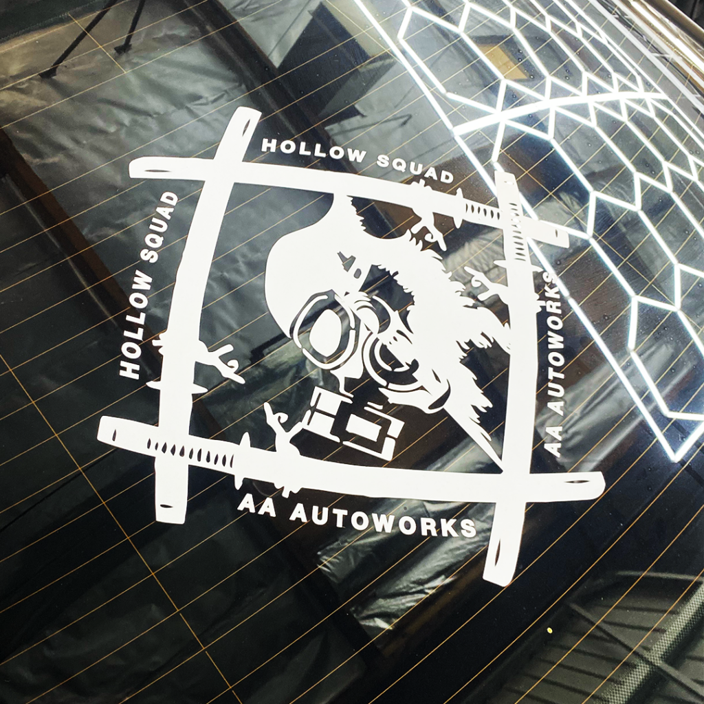 AA x Hollow Squad Rear Windshield Decal - AA Autoworks